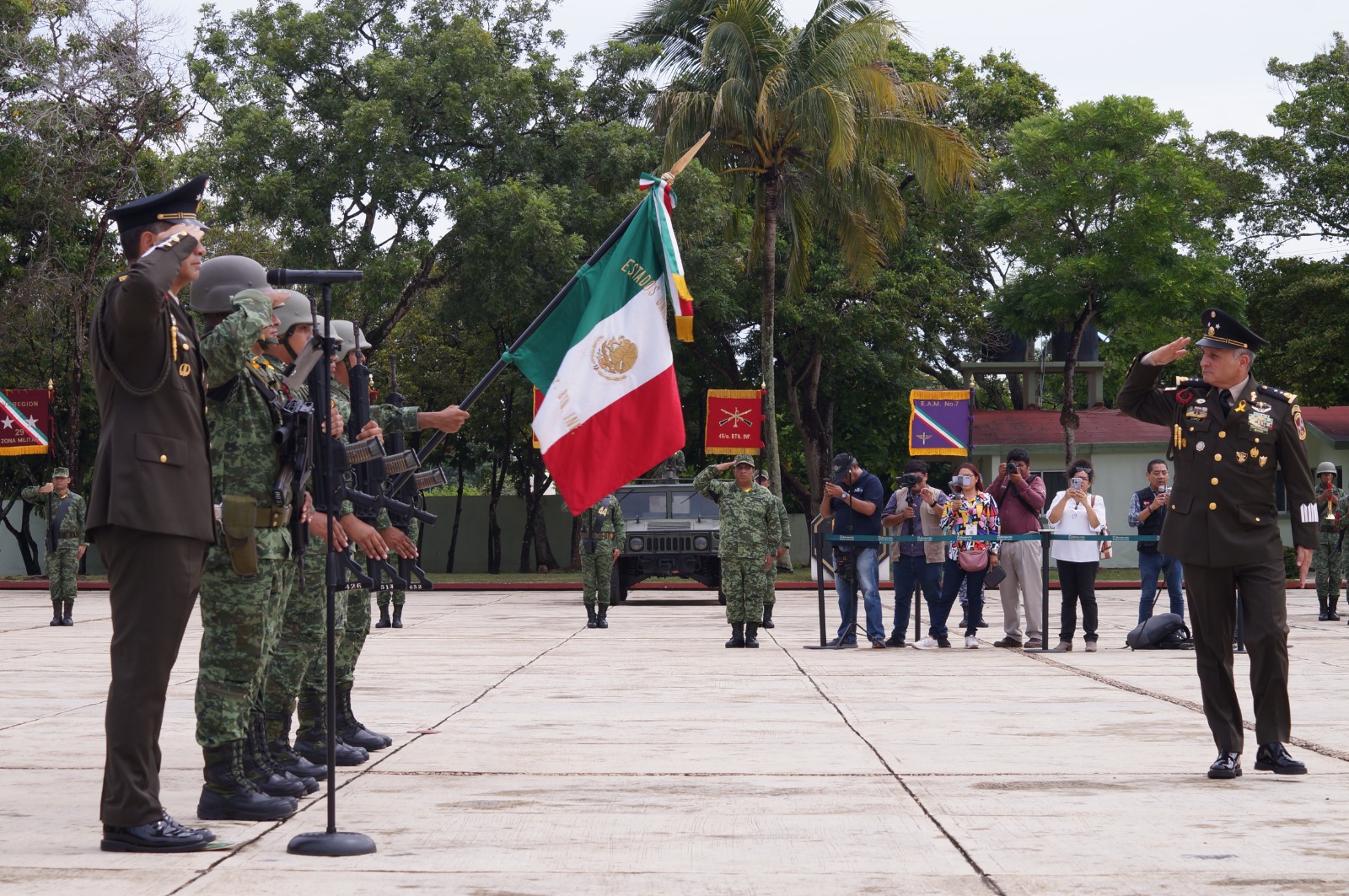 Cambios de mando en la 29 Zona Militar - Itsmo Alternativo
